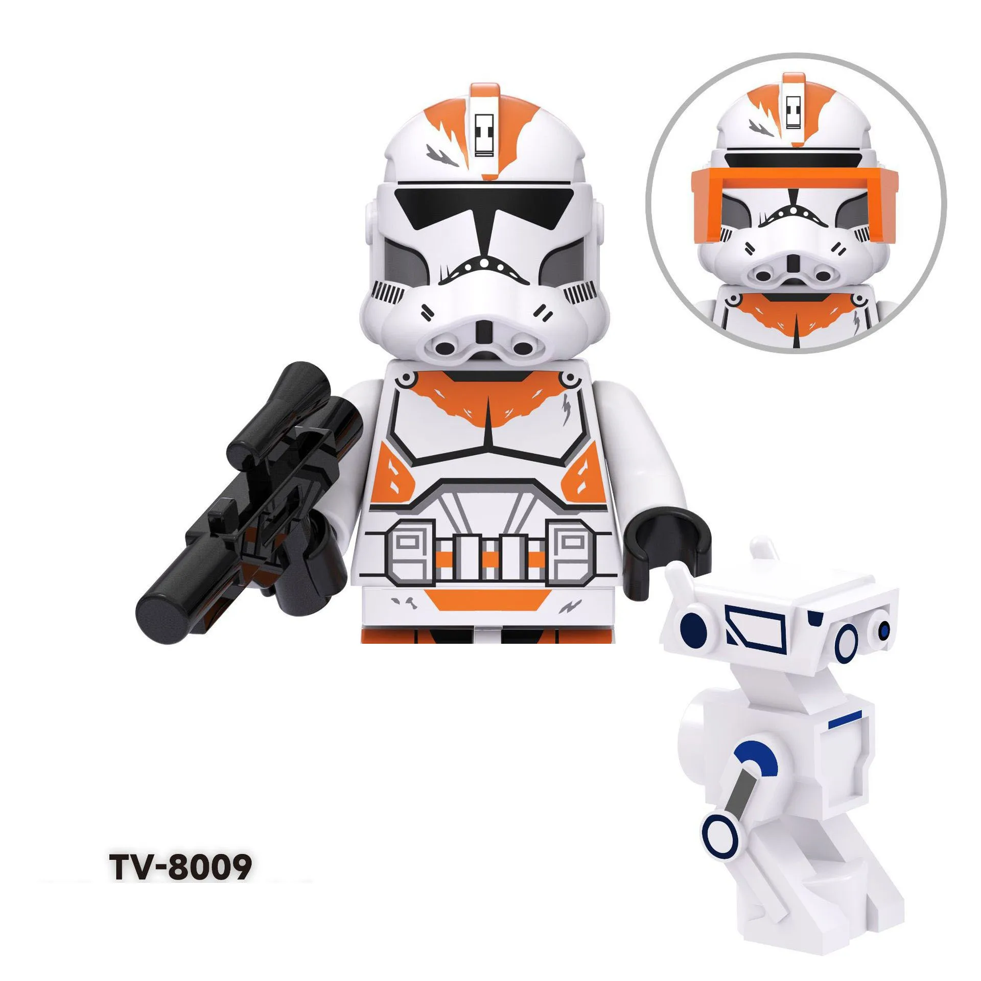 Wm Blocks Star Clone Trooper Han Solo Mandalorian Space War Building ...