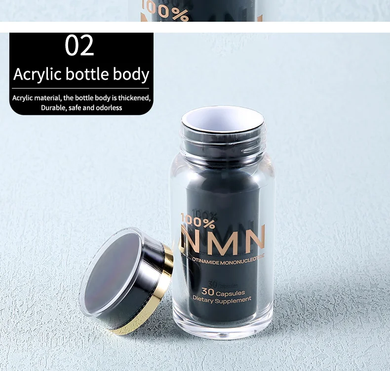 Custom Pills Bottle for High Grade Body Health Nutrients