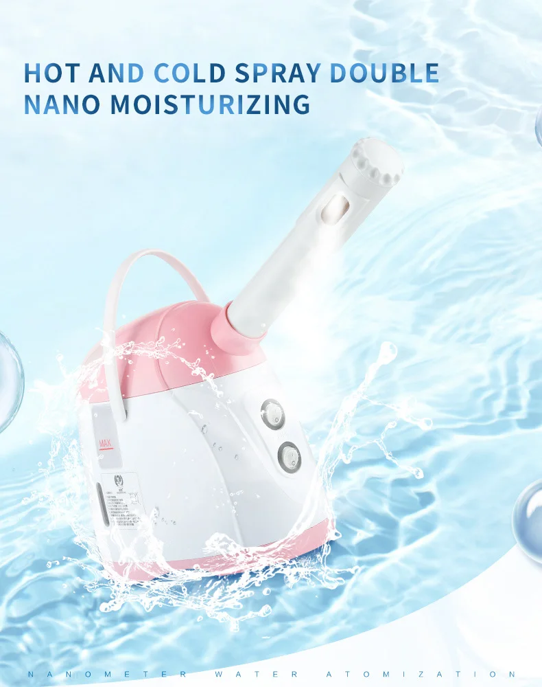 KSKIN Movable Beauty Machine Mist Sprayer Steam Face Machine Nano Ionic ...