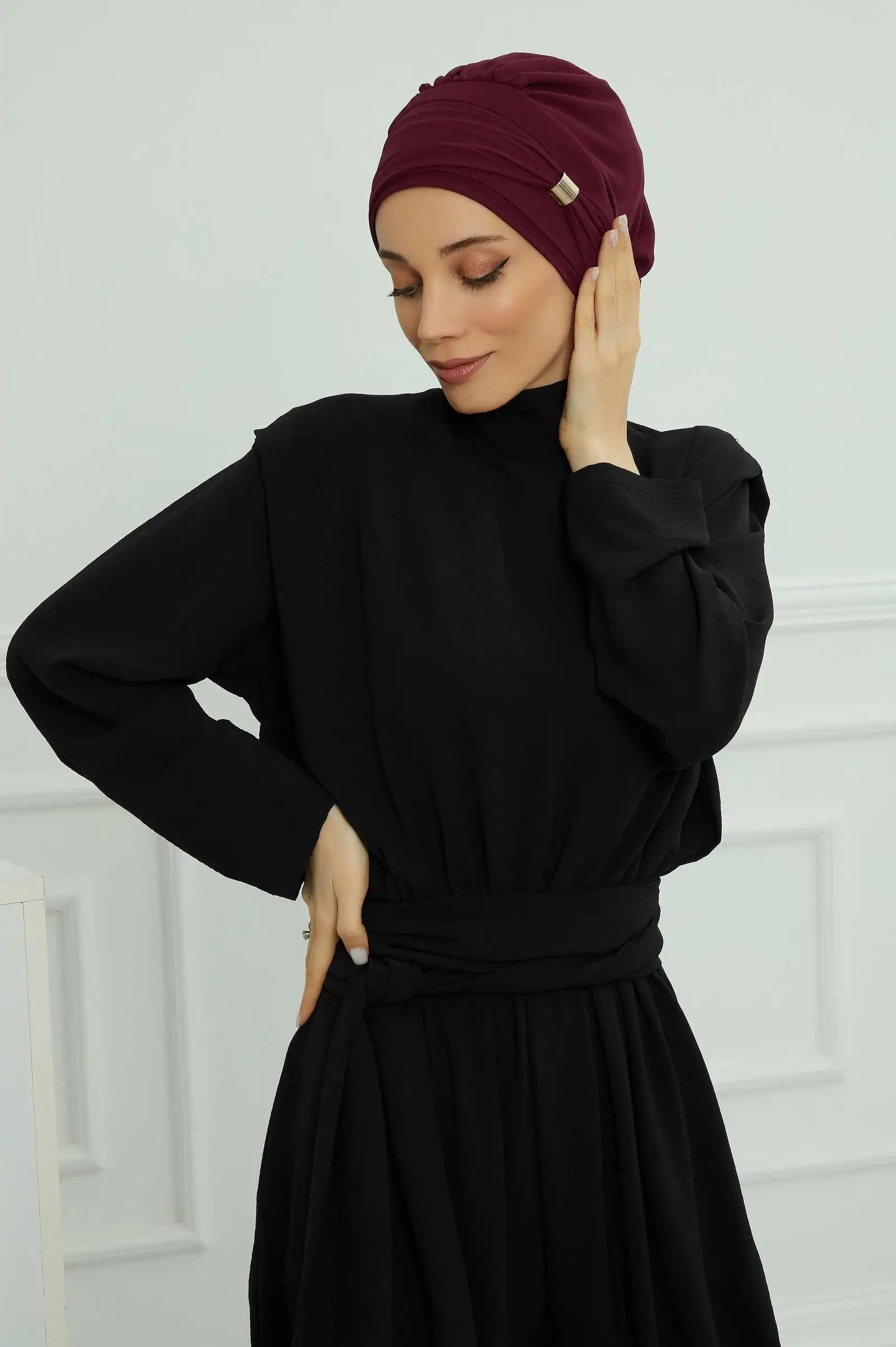 Best Selling Muslim Chiffon Instant Hijab Turbans Women Islamic Abaya ...