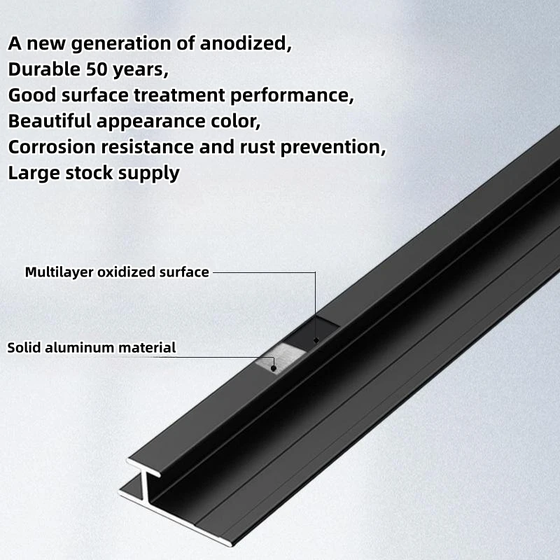 Wall Panel Aluminum Alloy Decorative Line Kicker Wood Decorative Panel ...