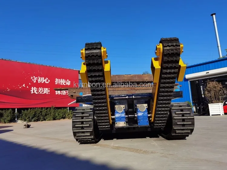 Big Size Tracked Chassis Rubber Crawler - 50kgs to 800KG