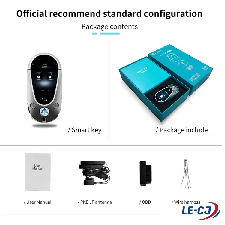 New 5 Buttons Modified Remote Universal Lcd Smart Car Key Car Alarm ...