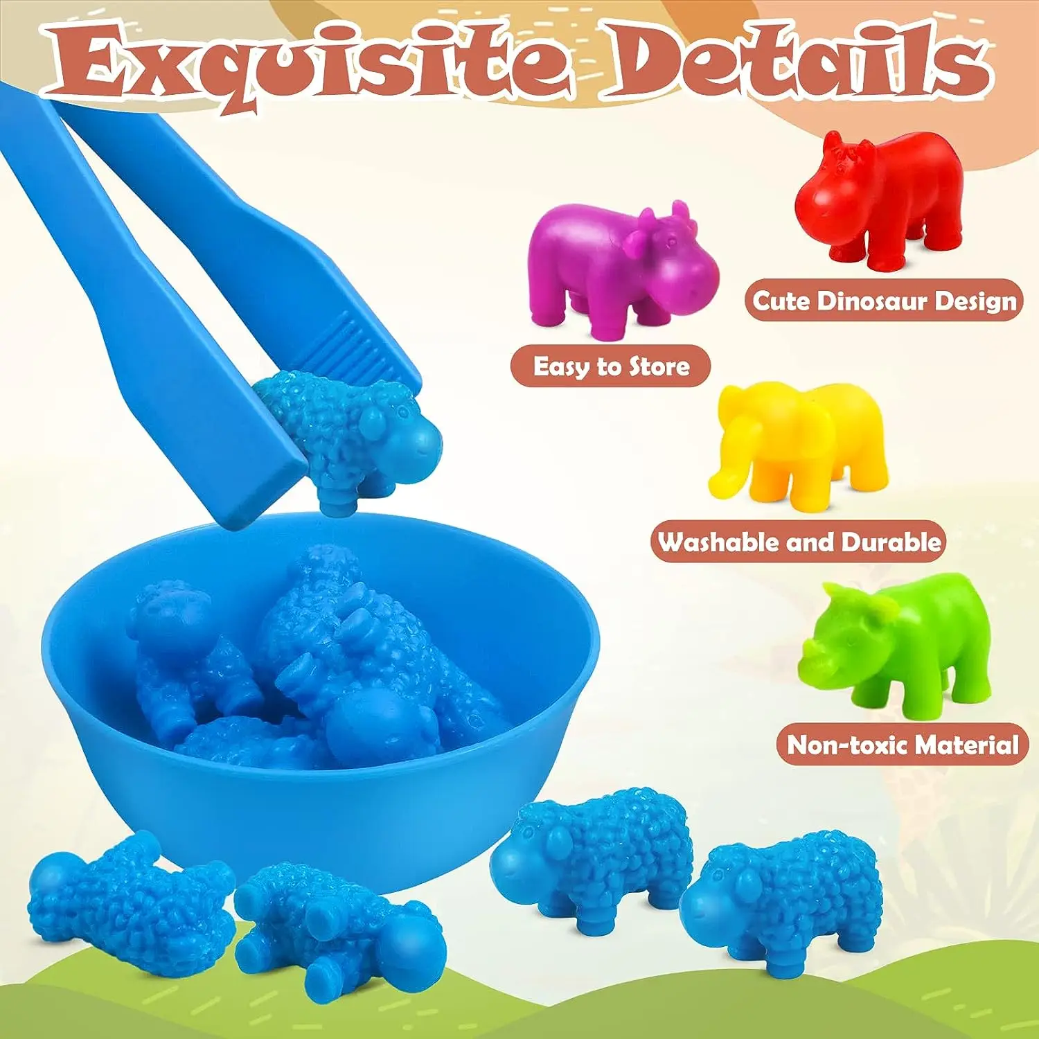 Baby Toys Sorting Counting Animals Matching Games Montessori