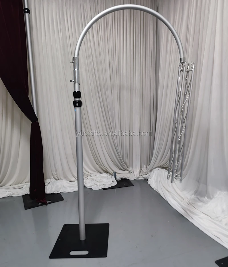 Wedding Adjustable Chandelier Floor Stands Chandelier Metal Frames Pipe And Drape Backdrop Stand ...