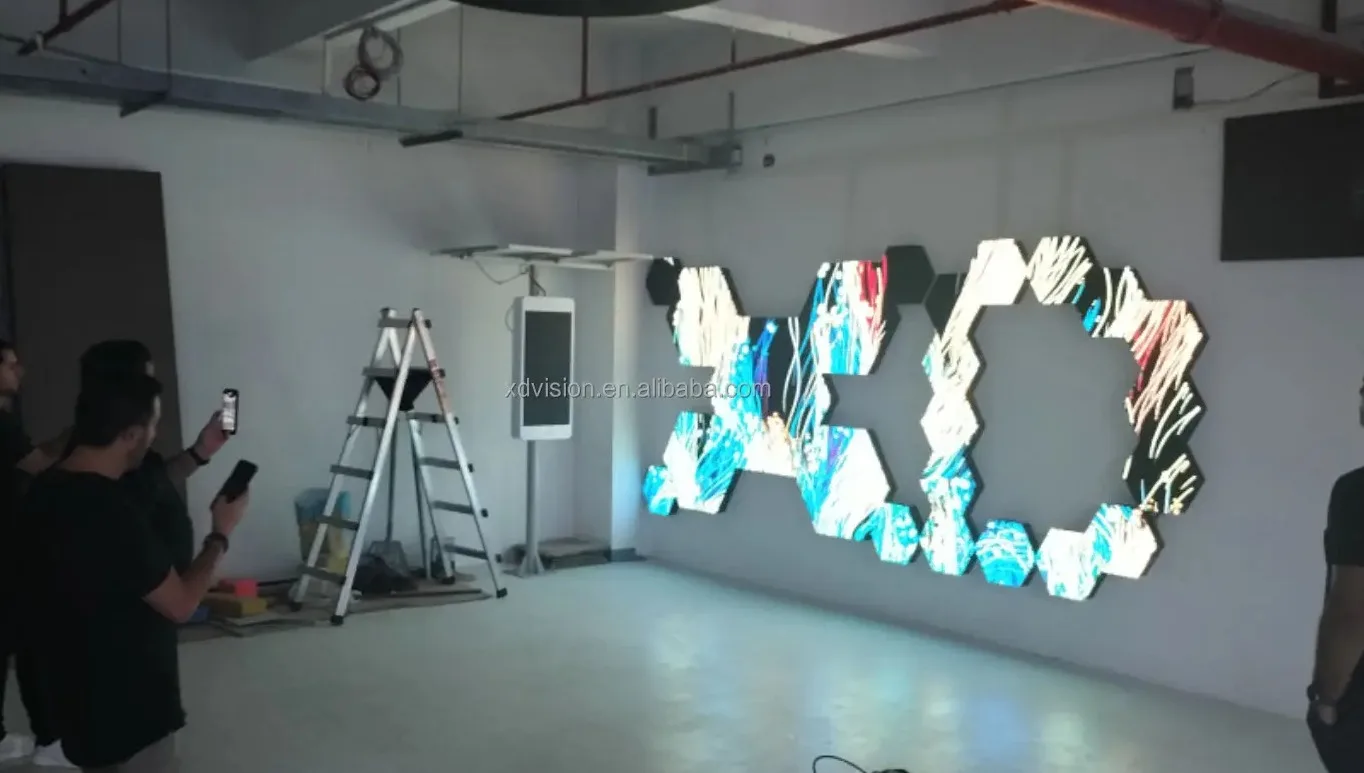 Creative Products Hexagonal Triangle Round Circular Led Screen Full ...