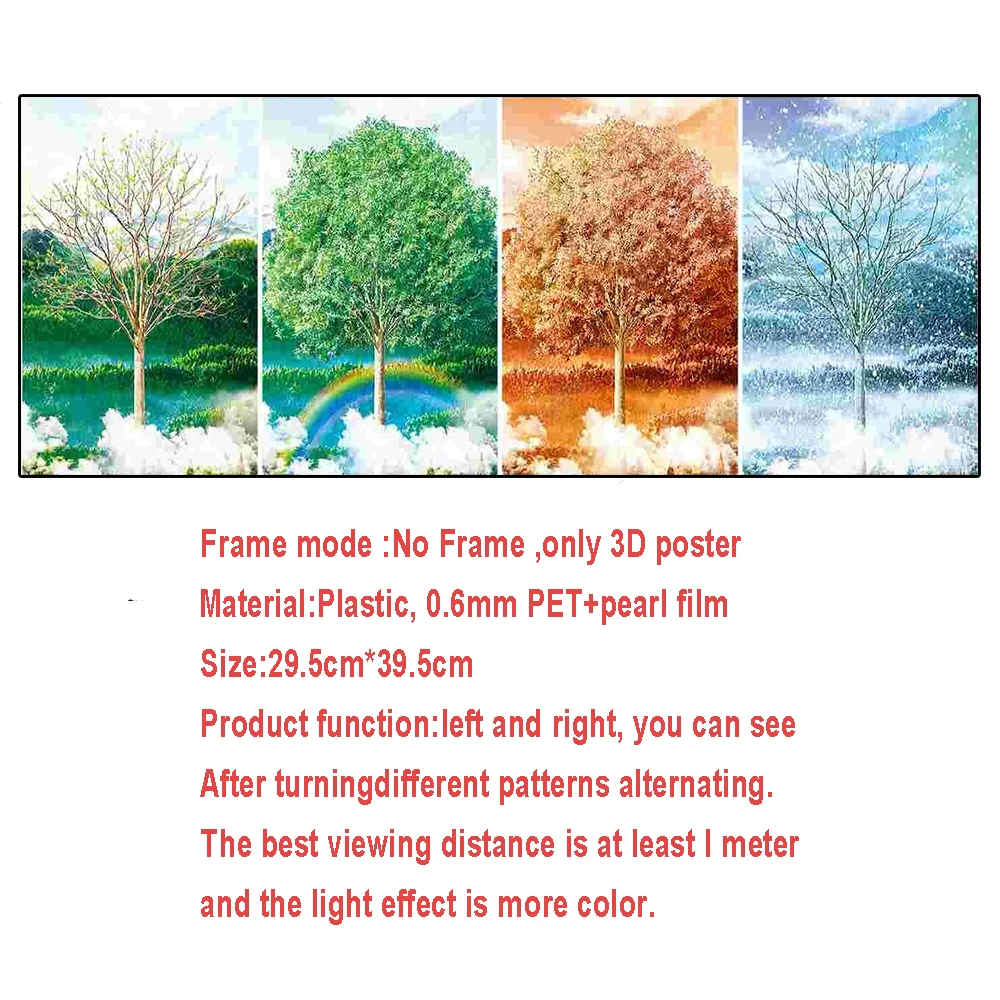Custom 3D Lenticular Posters - Personalized Photo Art