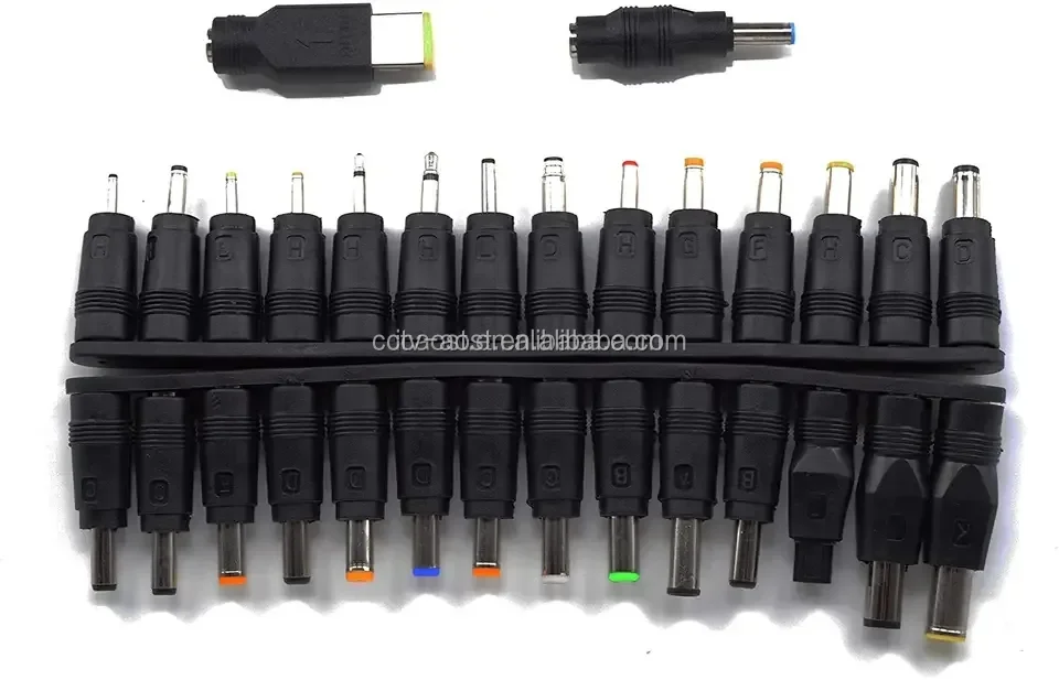 Laptop DC Power Adapter Kits 30 PCS Universal DC AC Power Adapter Tips ...