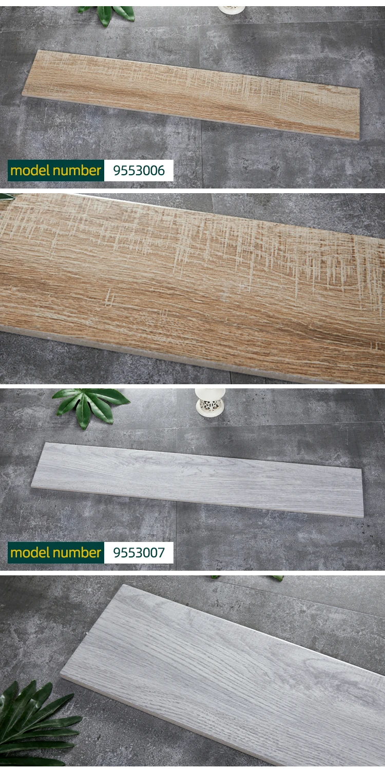150x900mm Wooden Grain Texture Rustic Porcelain Tiles