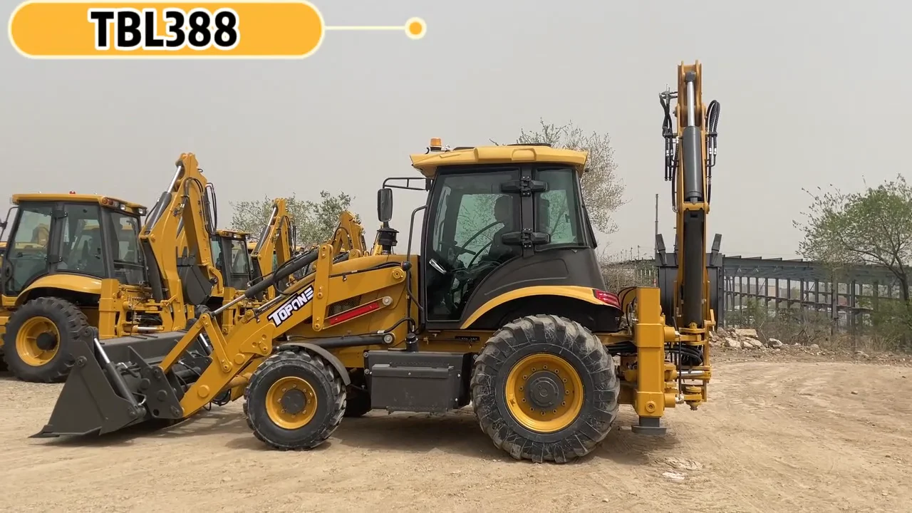 Topone Backhoe Loader Tbl388h With Optional Attachments - Buy Backhoe ...