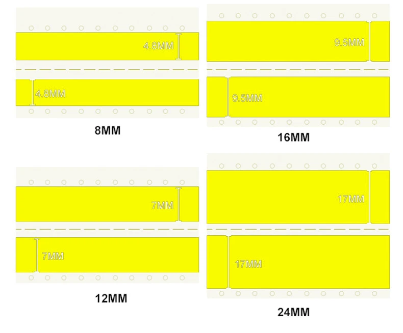 Factory Price 8mm/12mm/16mm/24mm/32mm Esd Smt Antistatic Single ...