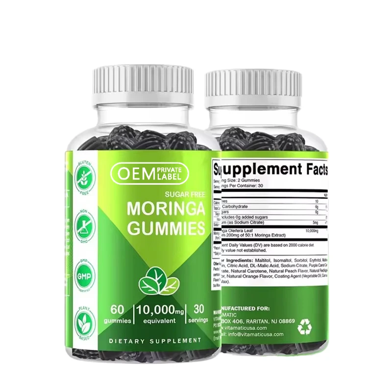 OEM/ODM/OBM Moringa Supplement Moringa Weight Loss Gummies For Anti ...