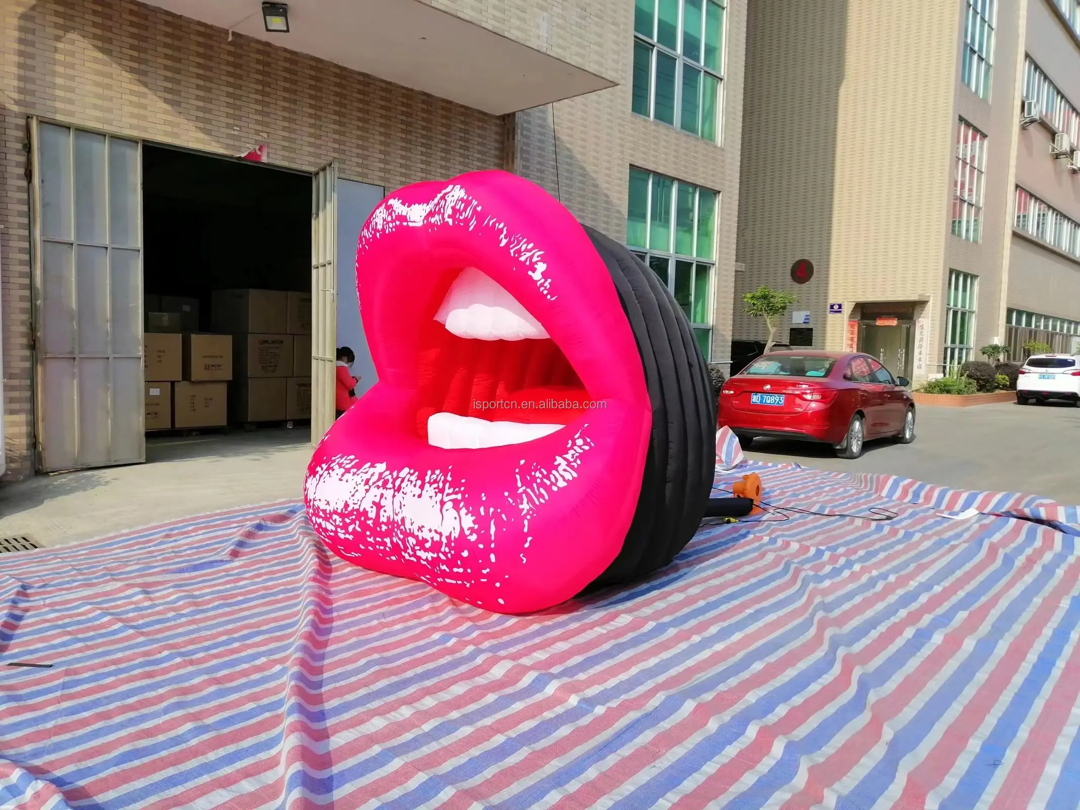Giant Inflatable Mouth Model/inflatable Kiss/inflatable Red Lips for ...