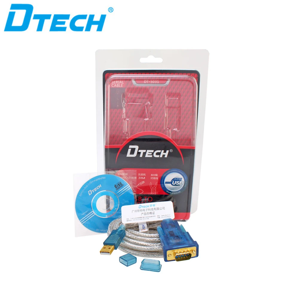 USB to 9 Pin RS232 Adapter Serial Computer Cable 0.5m 1m 1.2m 1.5m 2m USB 2.0 to Serial Braid ...