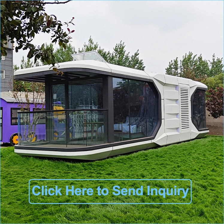 38 M2 Model E7 Solar Capsule House - Luxury & Sustainability