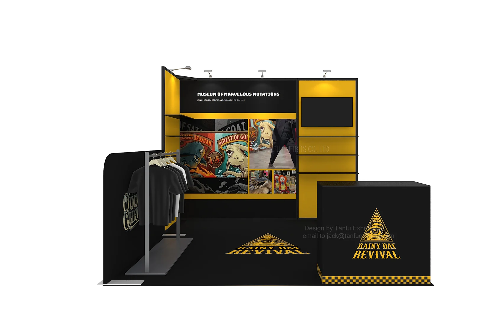 Custom Portable Trade Show Booth Design & Executing For Events - Buy ...