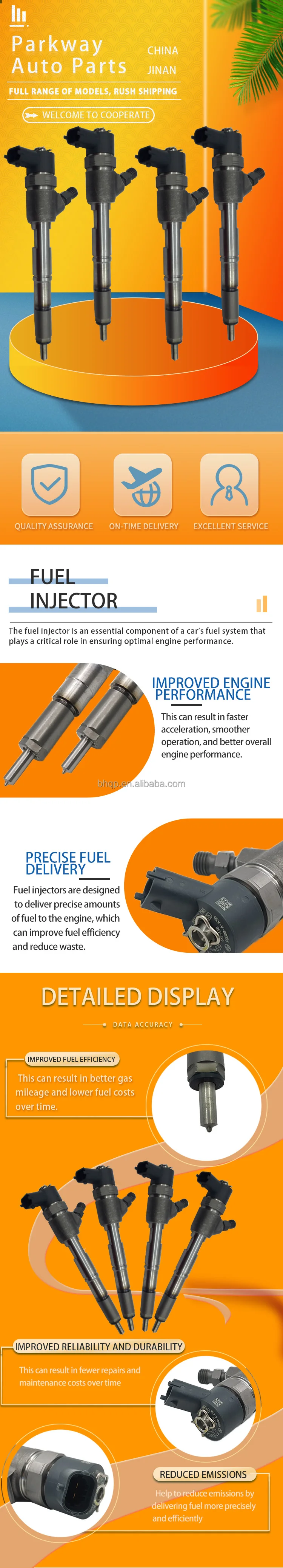 Auto Parts Original Diesel Engine Common Rail Nozzle Injectors Fuel ...