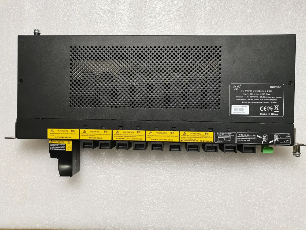 Rack Mount 48V DCDU DC Power Distribution Units - 15KA Protection
