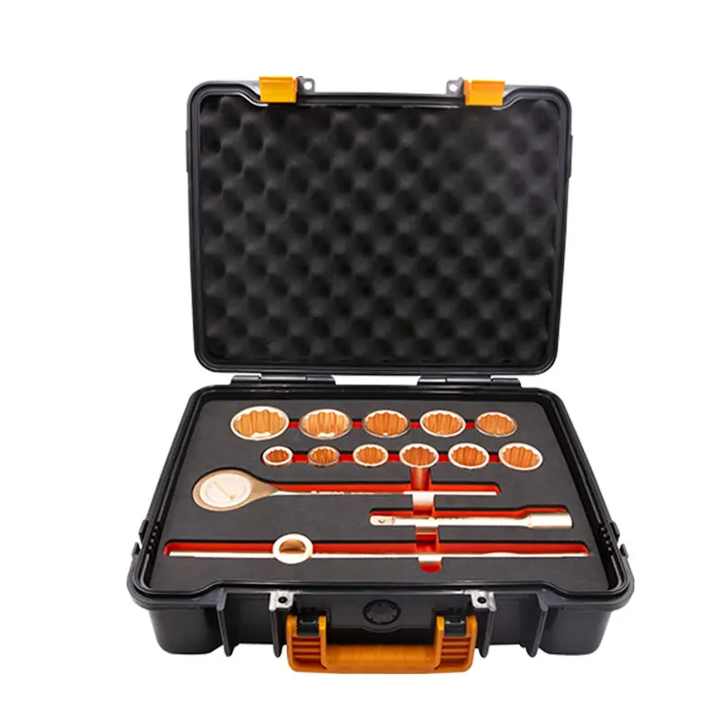 WEDO ATEX Non-Sparking 1/2"dr Socket Set-17pcs for Oil & Gas