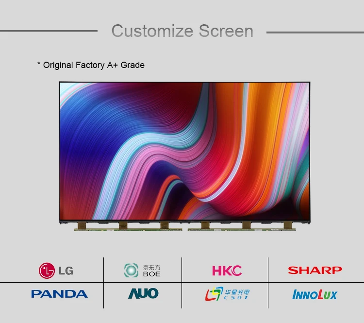 Factory Oem 55 Inch Screen Tv 4k Android Smart Wifi Led Lcd Television ...