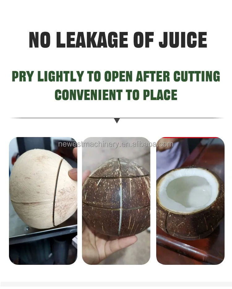 Promotional Automatic Tender Old Young Coco Opening Machine Automatic ...