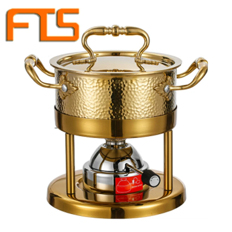 Fts Stock Pot Stainless Steel Cook Pots Wholesale Commercial Gas Shabu ...