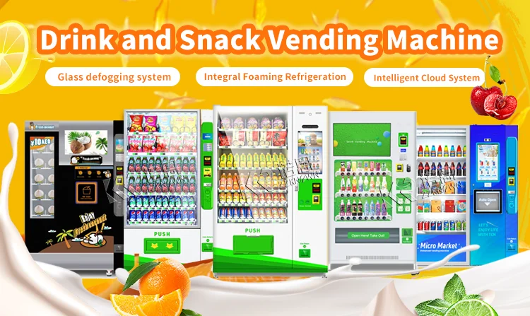Coin Card Operated System Automatic Vending Machine Combo Vending ...