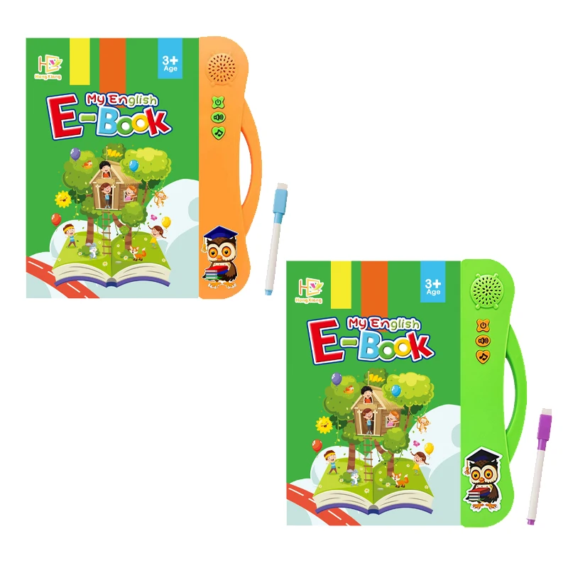 Qs Popular Preschool Educational Book Set Toys Plastic 2 Style Language ...