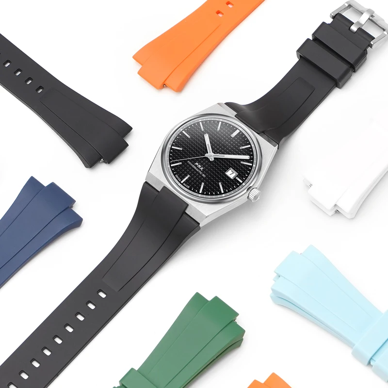 Shop Our 11mm & 12mm Silicone Watch Straps for Tissot Prx