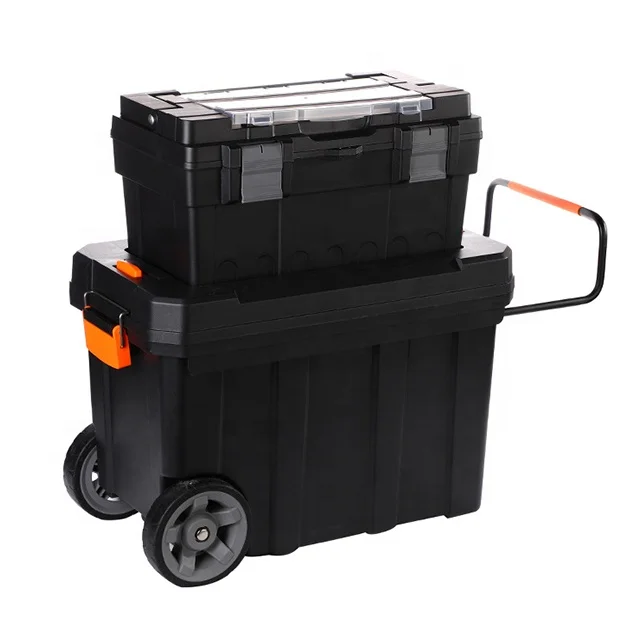 Trolley Tool Box Stackable Plastic Storage Tool Box| Alibaba.com