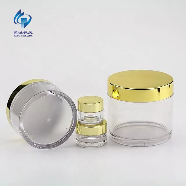 Hot Selling Clear Round 100g 150g 240g Petg Cosmetic Jar 30g 60g Petg ...