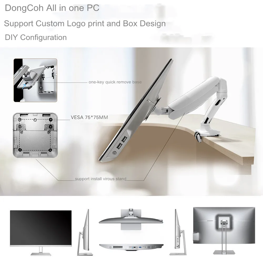 I7 I9 Price Core Touch Screen Desktop Monoblock Pc All-in-one All In ...