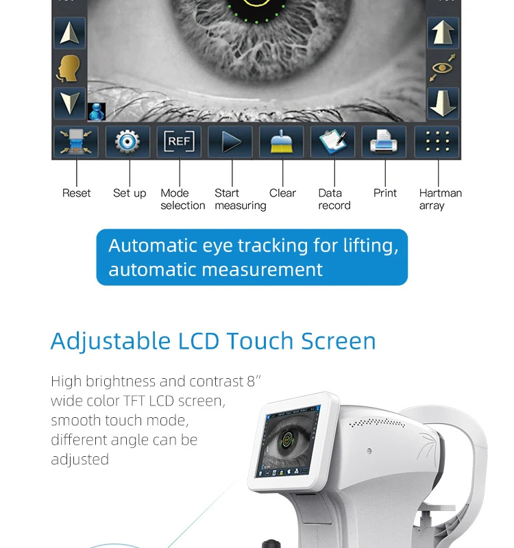 Humanized Detail Design Adjustable LCD Screen Optical Ophthalmology ...