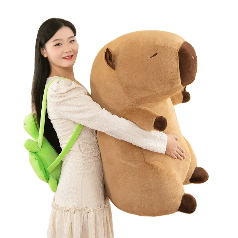 Linda 2024 Trend Capybara Plush Toys With Turtle Stuffed Animal ...