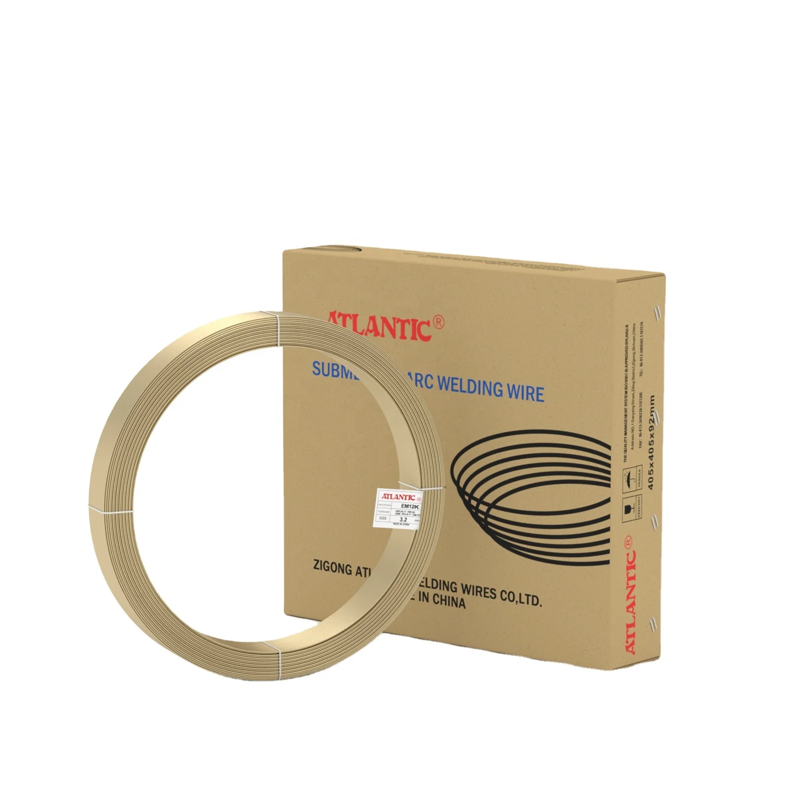 Atlantic F7a4/f7a0/em12k Submerged-arc Welding Wire 25kg - Buy Em12k Welding Wire With Flux ...