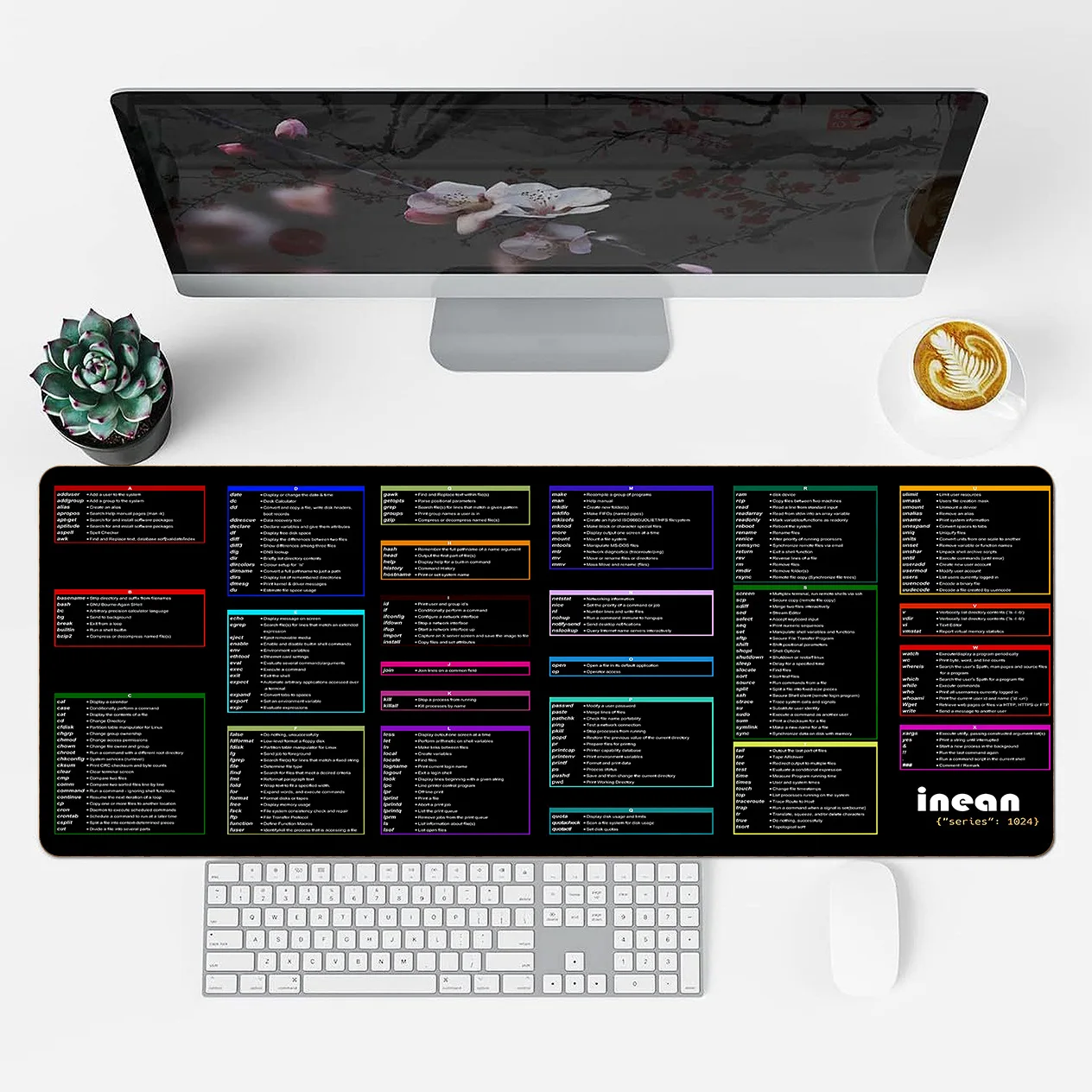 Excel Cheat Sheet Desk Mat - Gaming & Office Mousepad