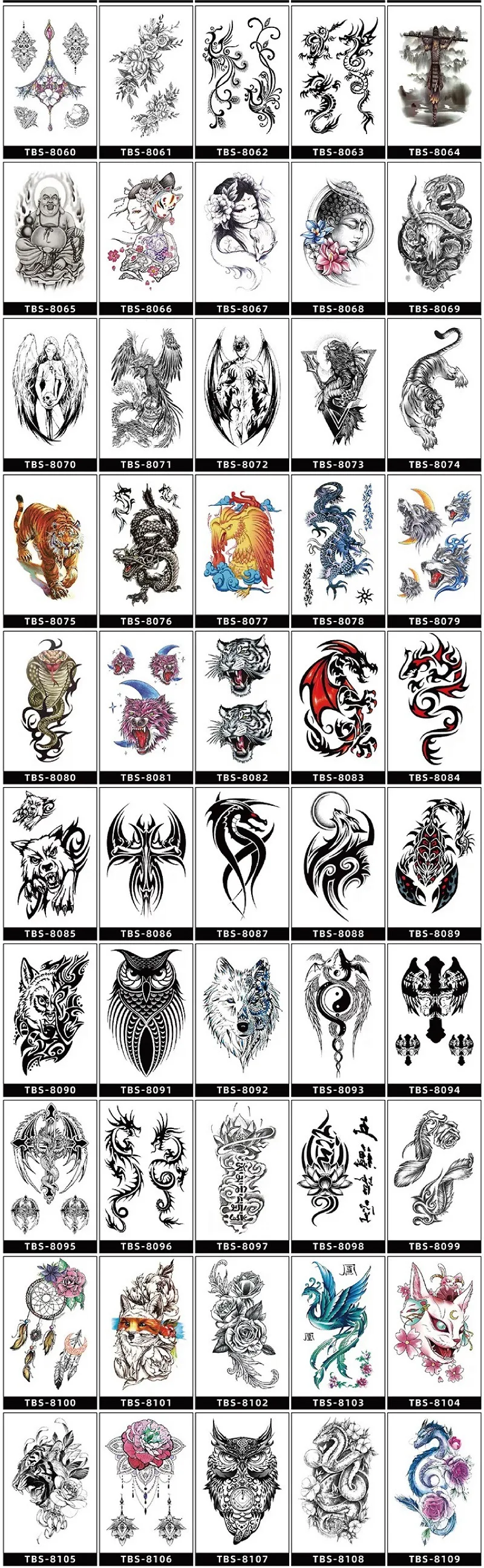 Shop Our Selection of Temporary Tattoo Designs for Men