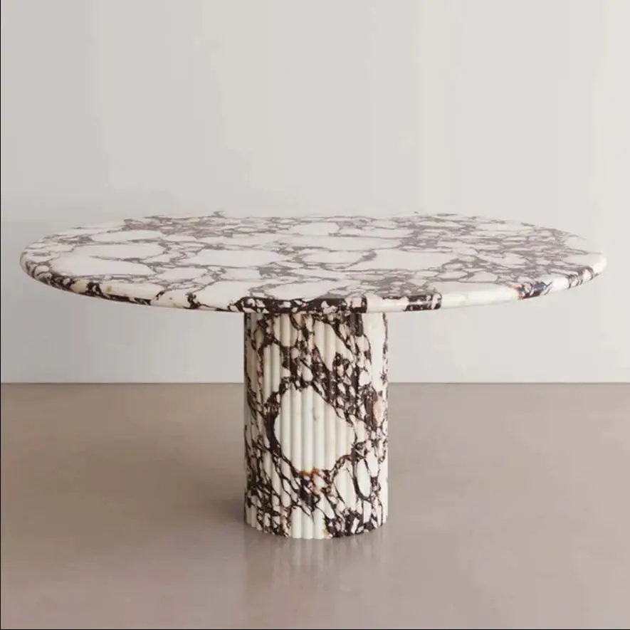 Calacatta Viola Marble Dining Table - Buy Customized Natural Stone ...