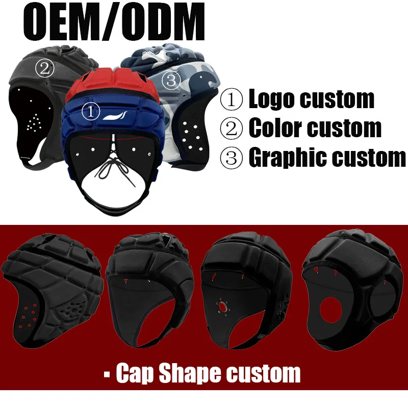 Rugby Pad Softshell Helmet - Protection for Epilepsy & Autism