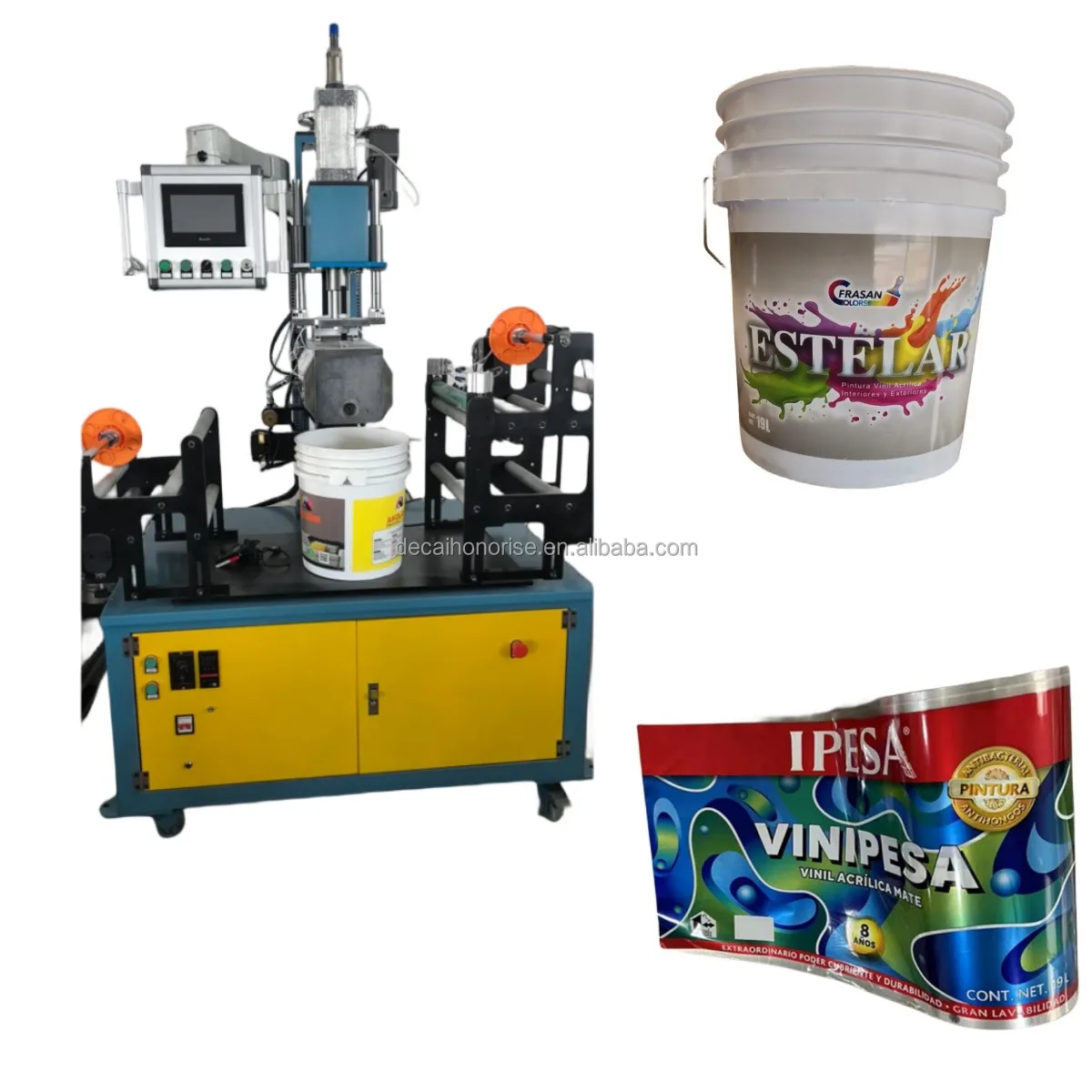 Hot Printing Machine on Plastic Bucket Heat Transfer Machine