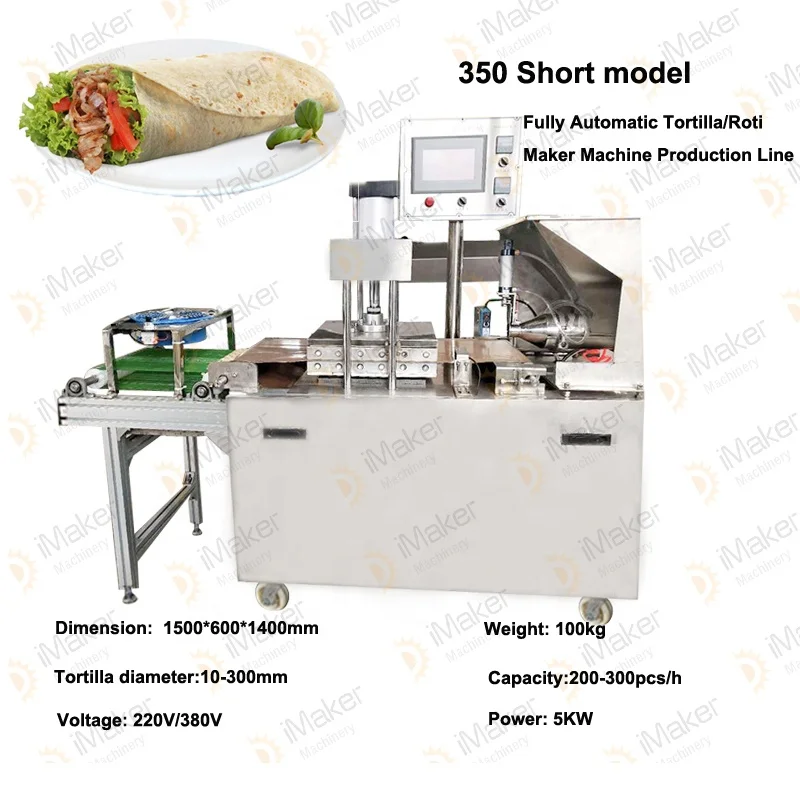 High Efficiency Tortilla Making Machine - Fully Automatic