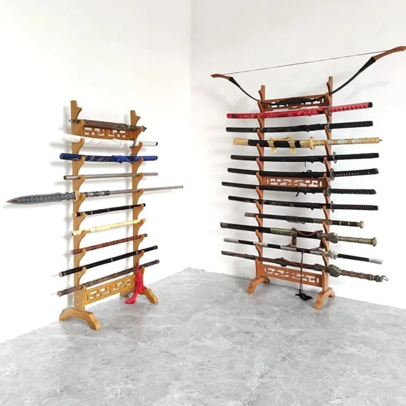 Flute Stand 5-Tier Wooden - Stylish Display Rack For Your Collection...