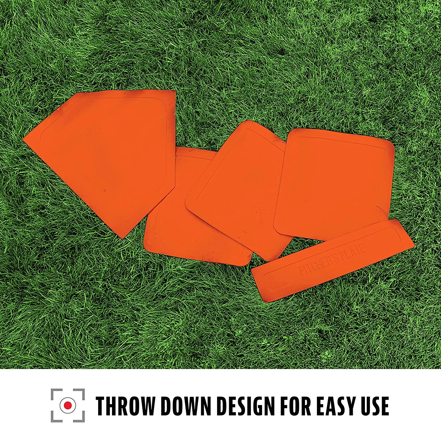 Bm02a Low Price Baseball Softball 5 Piece Base Set,Rubber Field Base ...