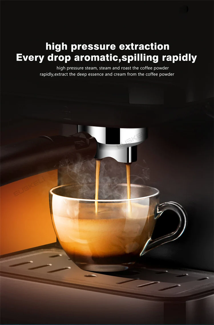 Automatic Professional Lever Espresso Machine Electric Espresso Coffee ...