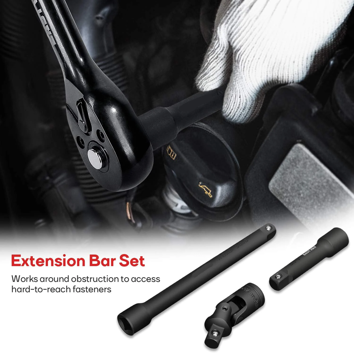 12pcs 3/4 Inch Socket-set Impact Tool Kit Toolbox Case Wrench Spanners ...