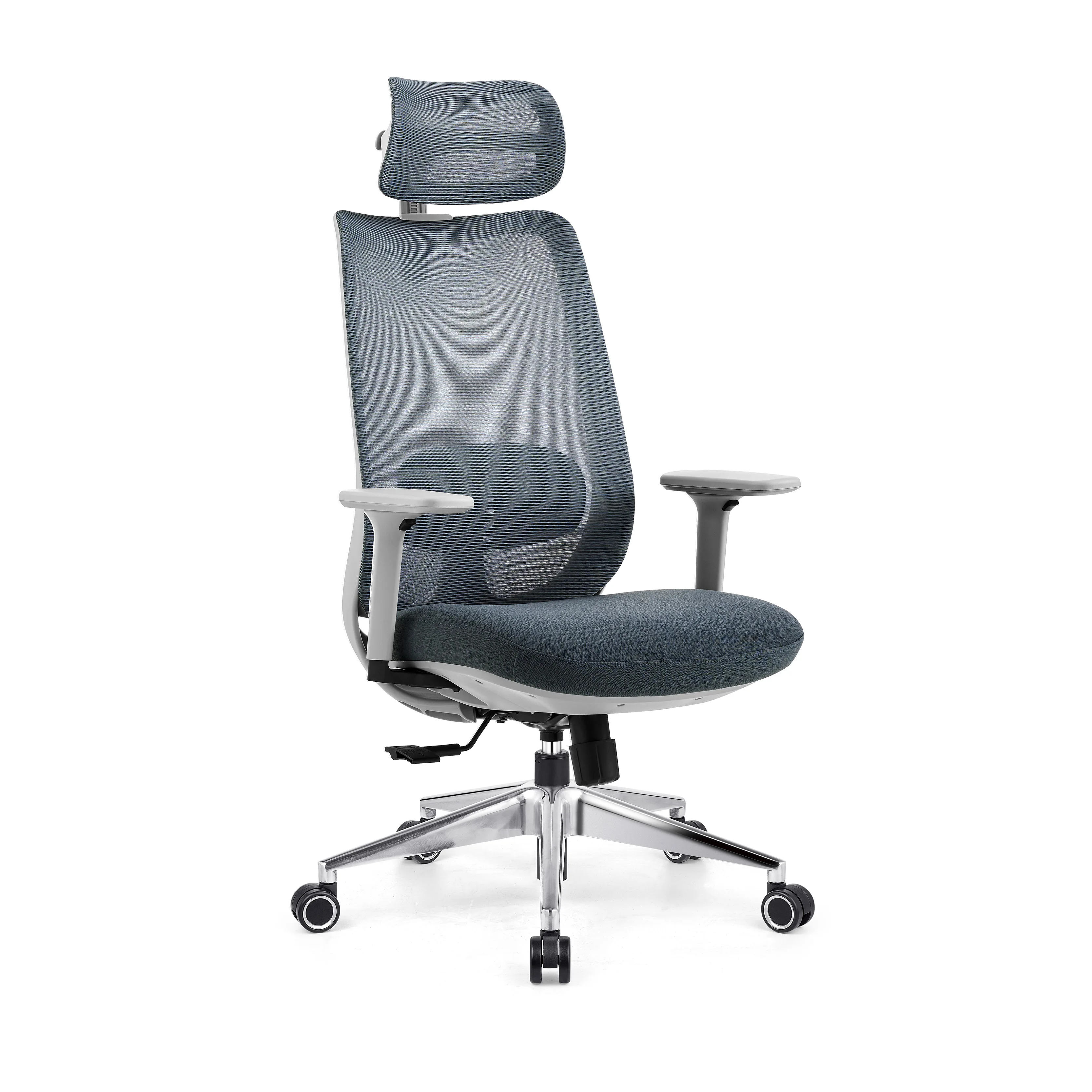 Modern Lumbar support office Chair with Adjustable Armrest and Wheels ...