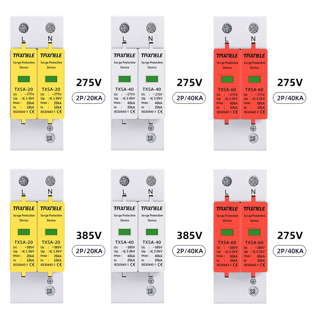 SPD 2P Surge Protector - Reliable Protective Distribution System