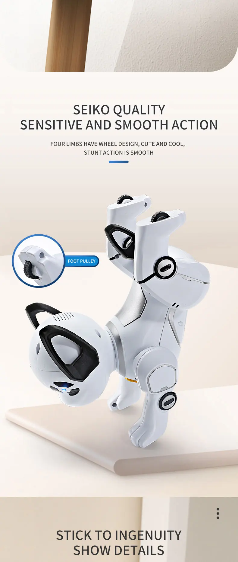 Smart Interactive Music Dancing Handstand Follow Bionic Programming ...