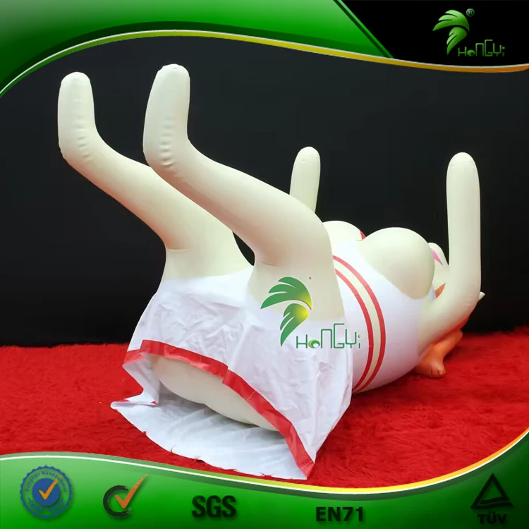 Custom Inflatable Anime Character Sexy Inflatable Girl Doll With Dress