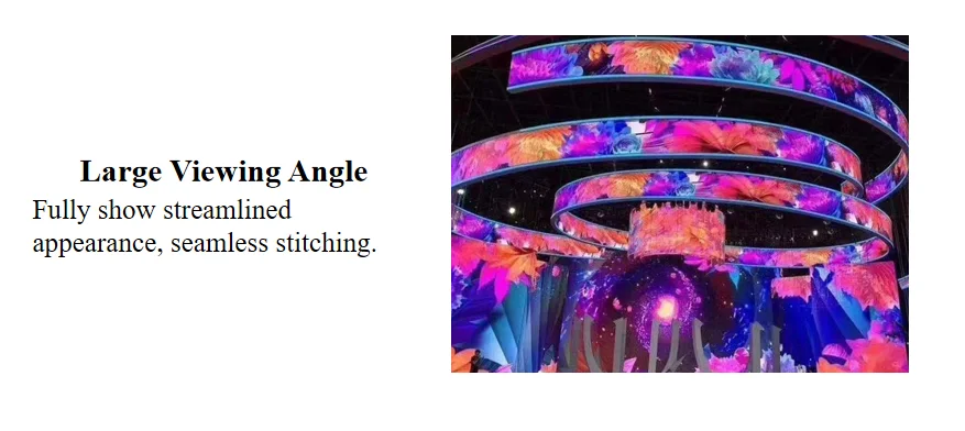 Yake Good Price Led Screen Flexible Video Wall Soft Led Display ...